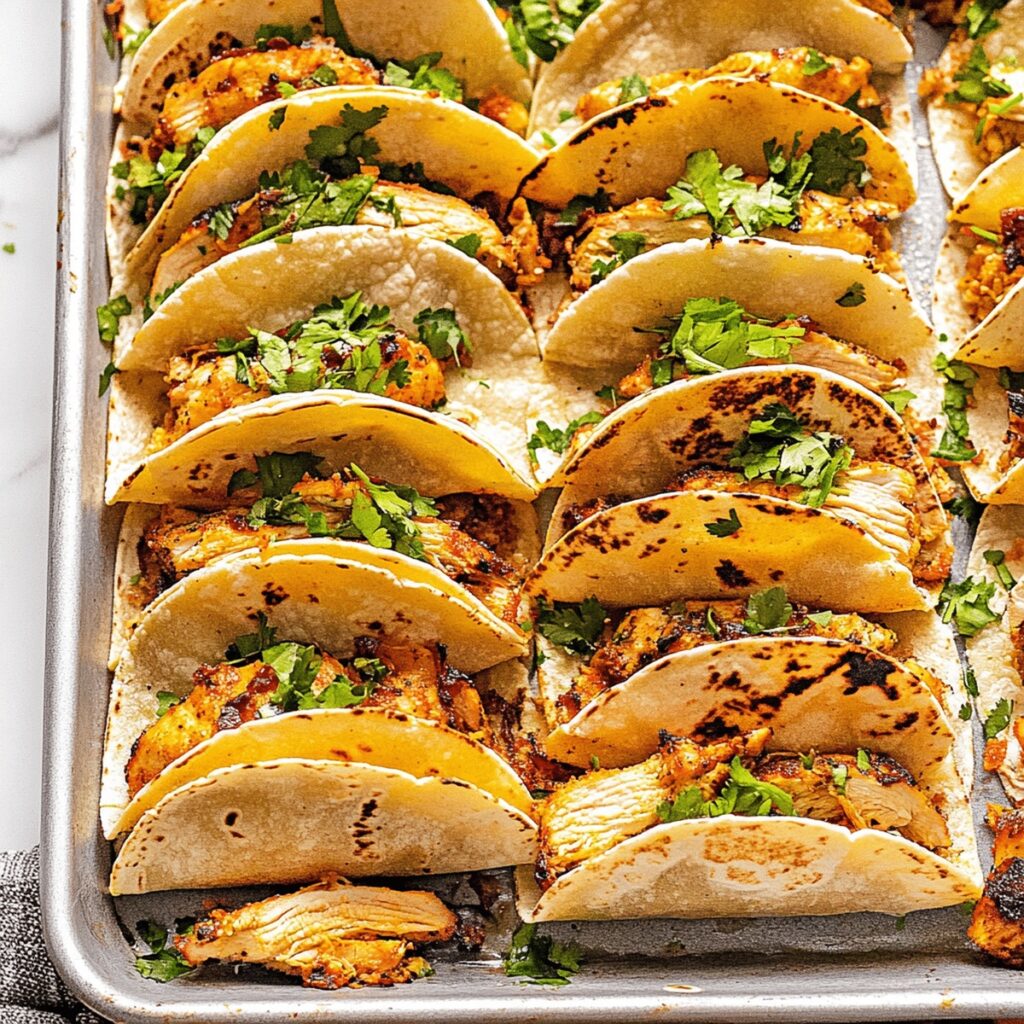 Crunchiest Oven-Roasted Chicken Tacos Recipe You'll Love - Picture ...