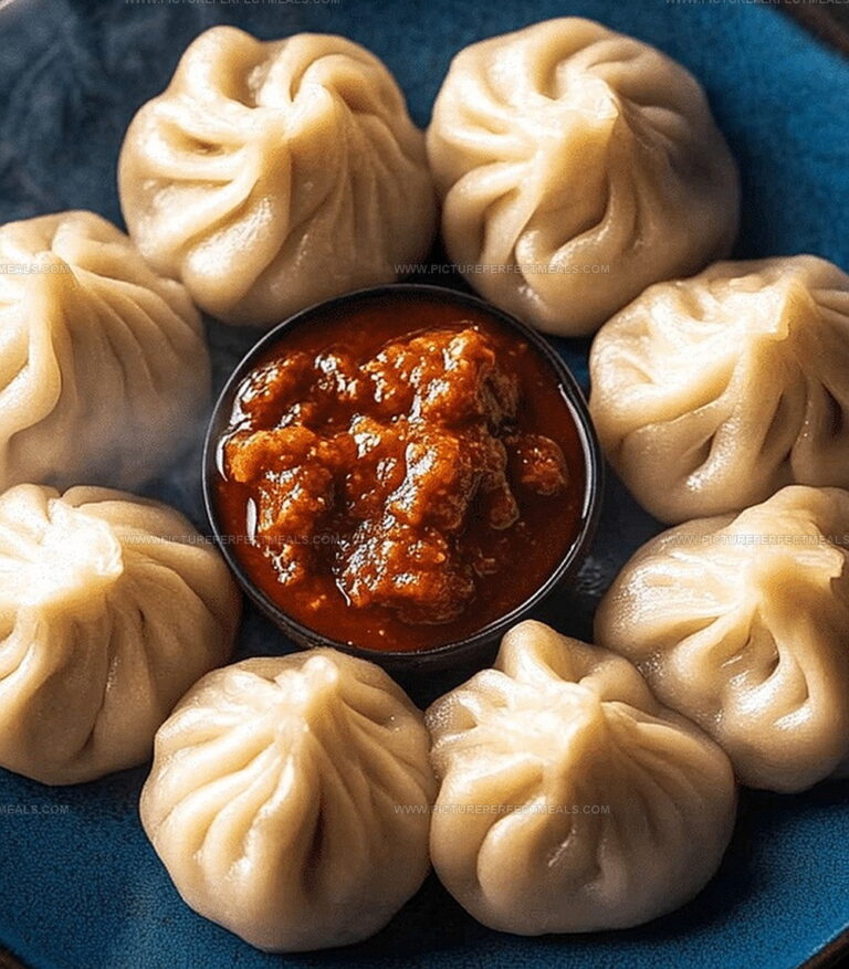 Irresistibly Plump Juicy Steamed Momos Recipe for Beginners - Picture ...