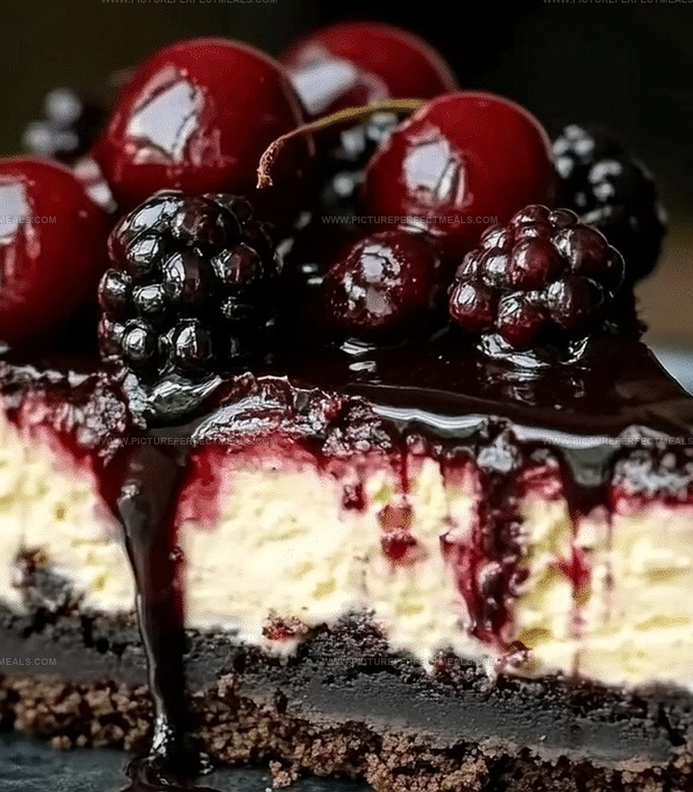 Irresistible Decadent Black Forest Cheesecake Recipe - Picture Perfect ...