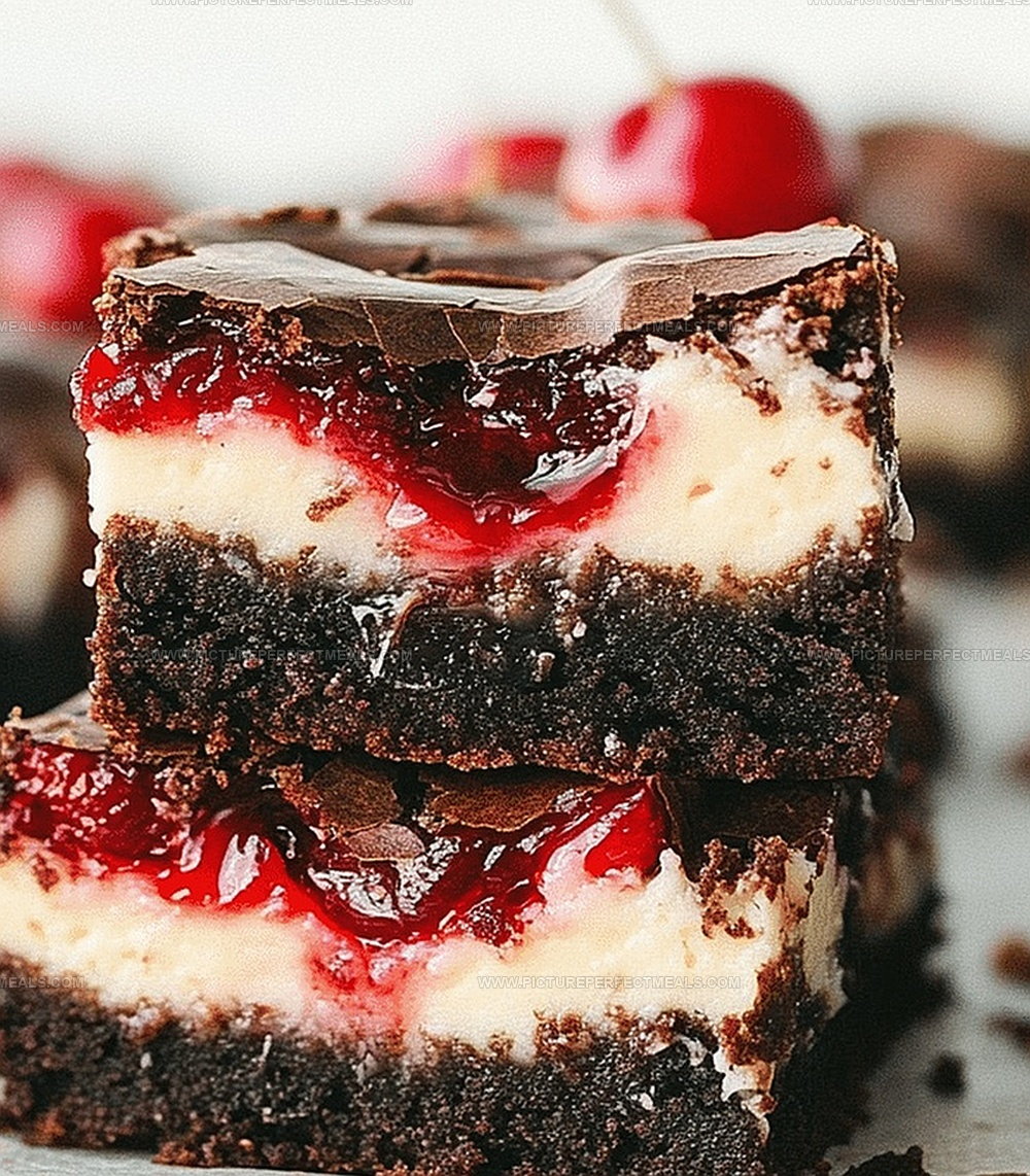 Heavenly Cherry Cheesecake Brownies Recipe: Sweet Decadence - Picture ...