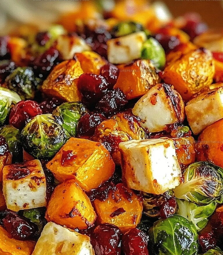 Vivid Cranberry-Glazed Roast Veggie Salad Recipe for Fall - Picture ...